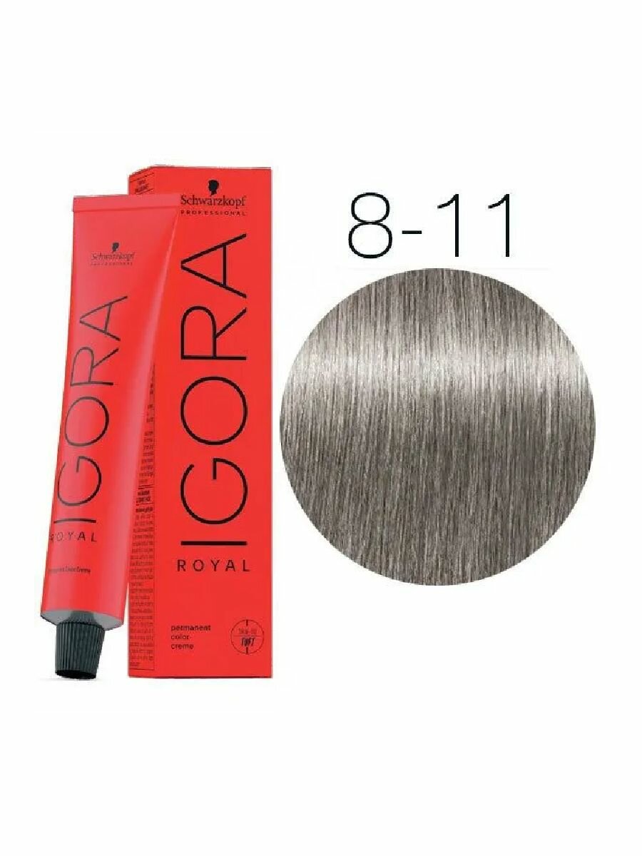 Schwarzkopf Professional Краска для волос Igora Royal 8-11, 60 мл