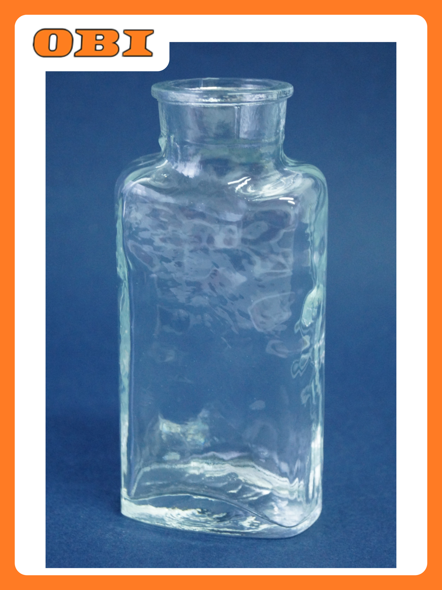 Ваза Evis "Уинстон", овальная, настольная, прозрачная, стекло, 1 шт.