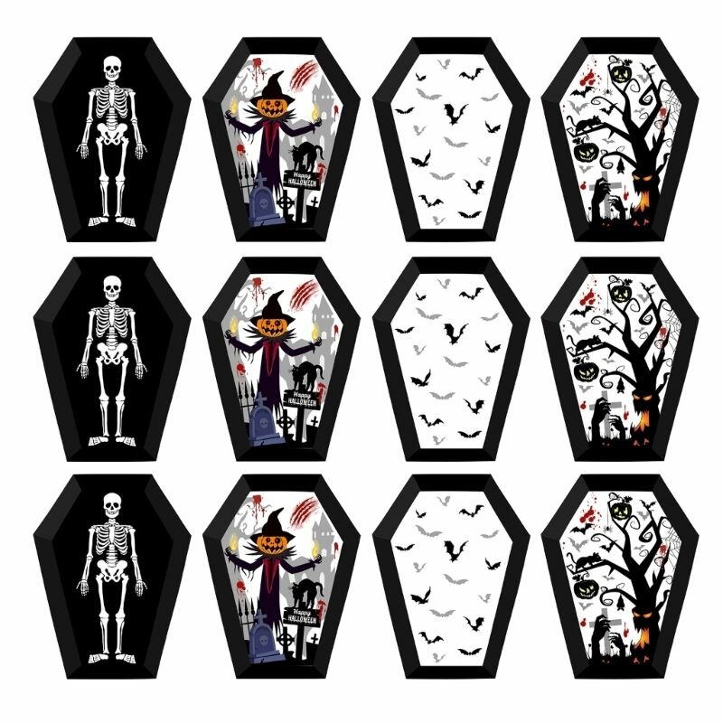 1 комплект из 12 надгробных плит, поднос для гроба