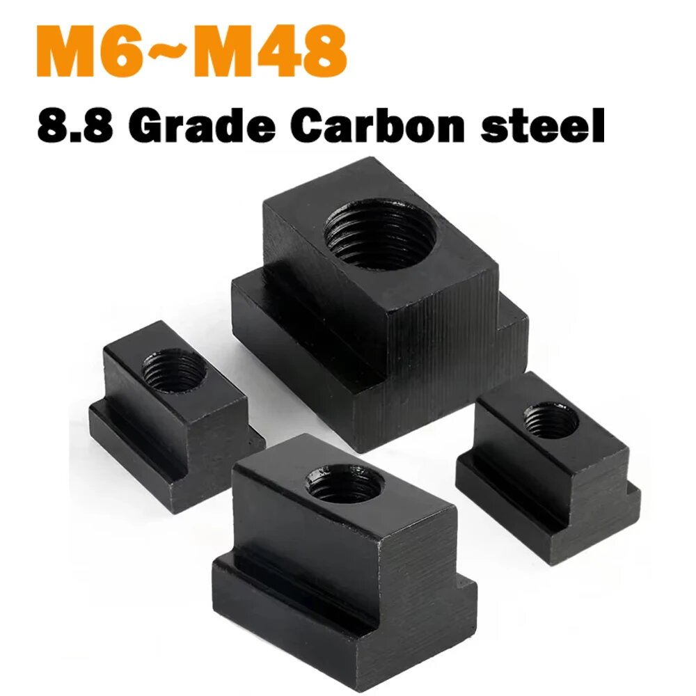 Т-образные гайки из углеродистой стали M6-M48 8,8 класса M24(27x44x42mm)-2Pcs