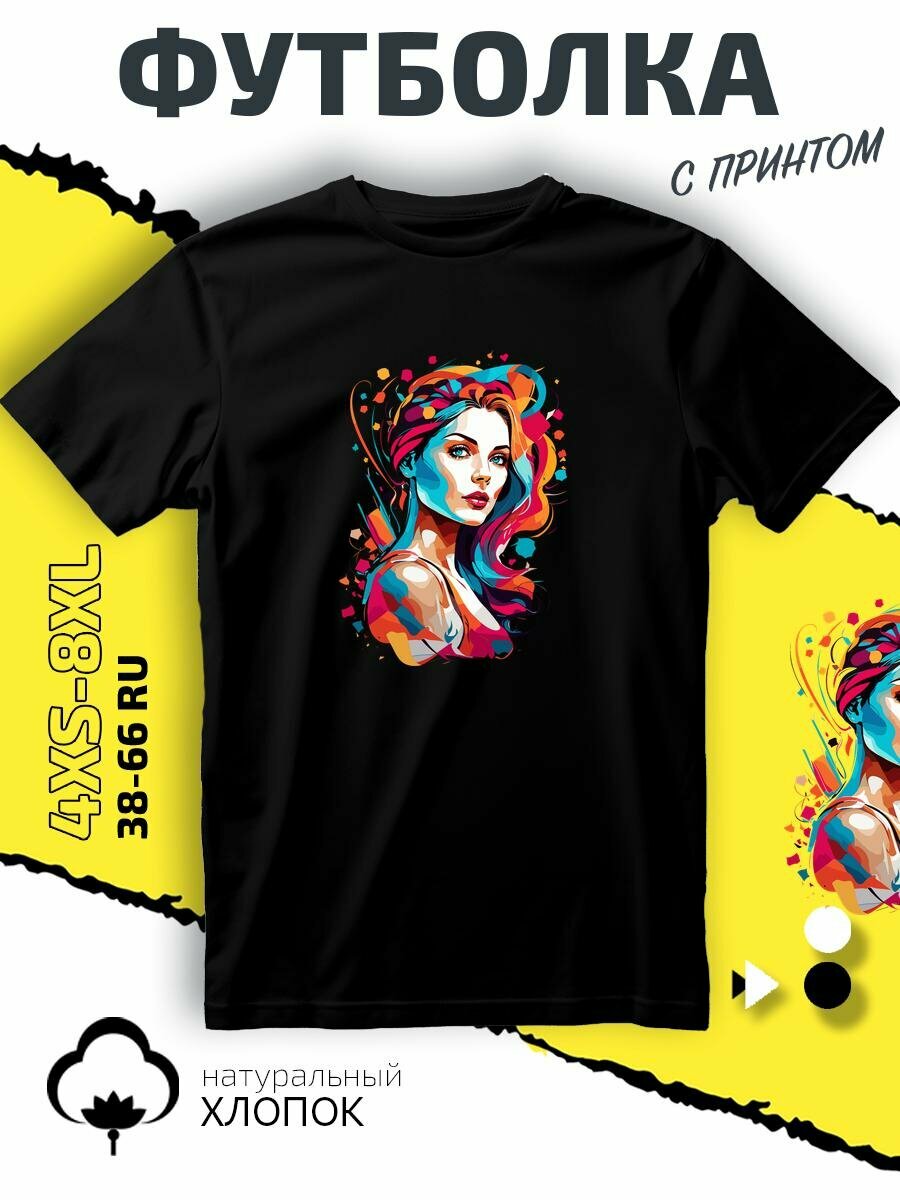 Футболка Девушка cartoon арт