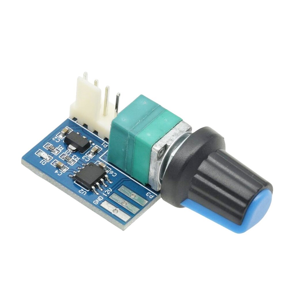 ШИМ-регулятор скорости вращения вентилятора с поворотной ручкой для ПК Корпус компьютера