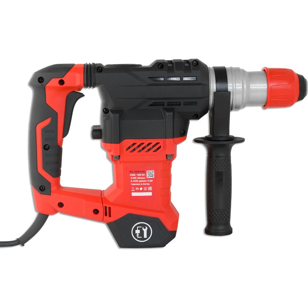 Перфоратор WORB BH-1600V/40L, мощность 1600Вт, 40мм, с кейсом — фото 1