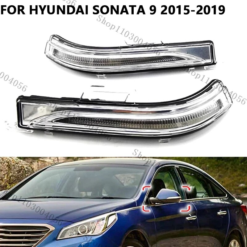 Для автомобильного зеркала заднего вида Hyundai Sonata 9 2015 2016 2017 2018 87623-C3000 Only Left