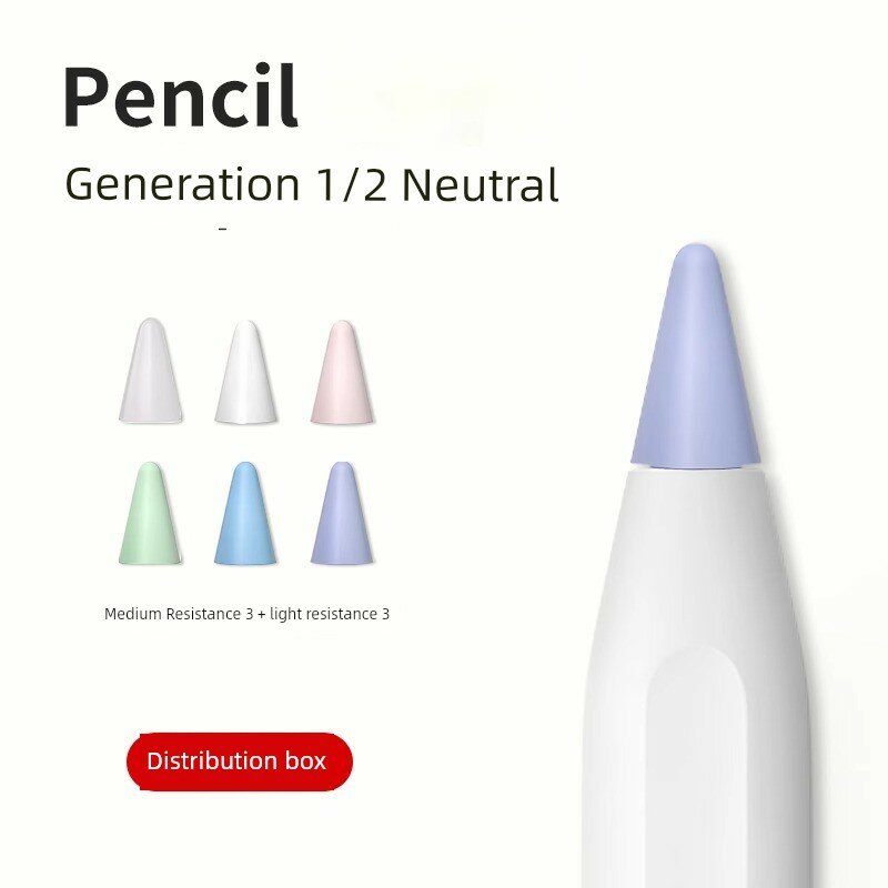 Защитный чехол для наконечника Apple Pencil, подходит для первого и второго поколения, для iPad 12, емкостного стилуса.