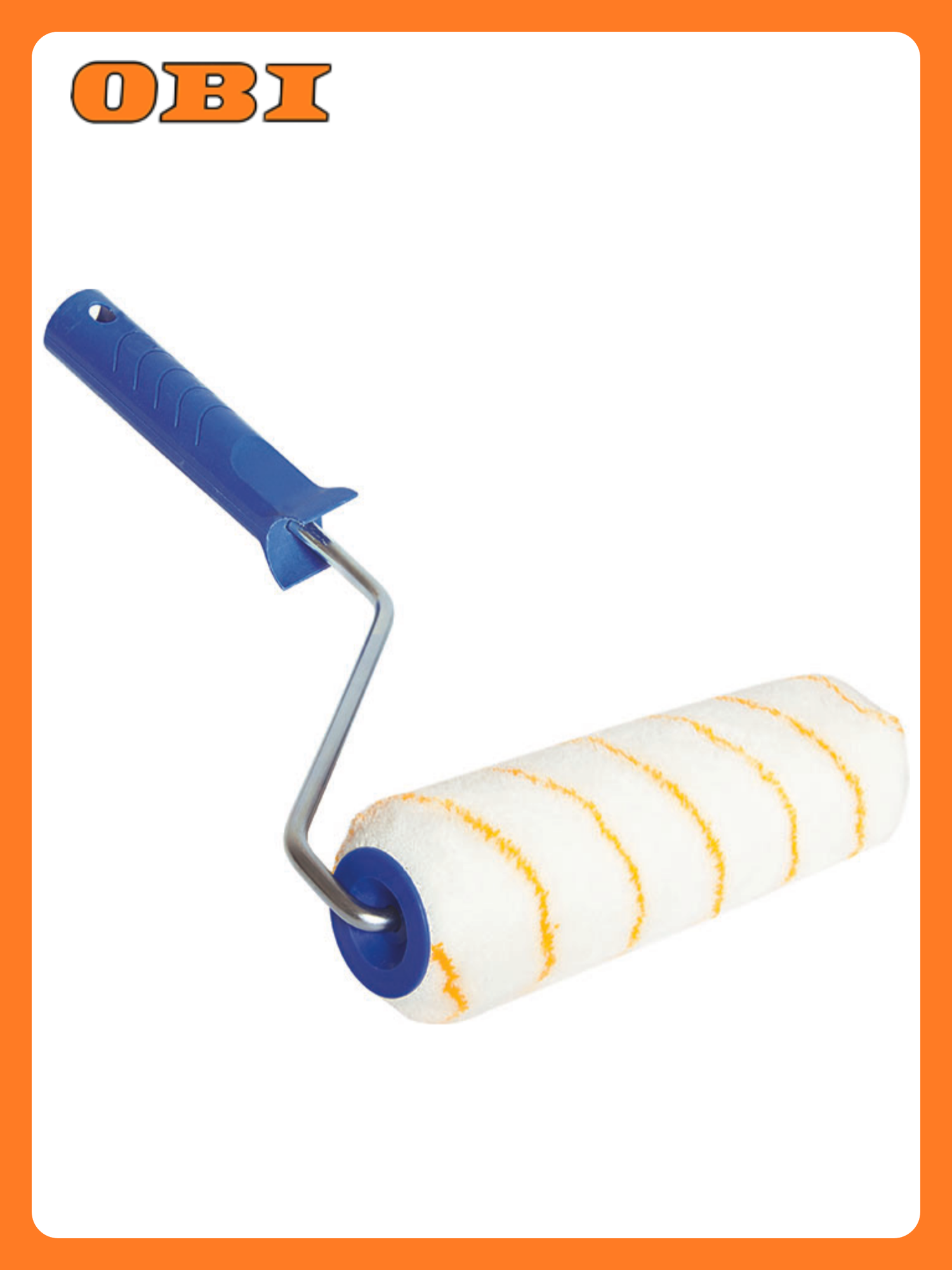 Валик малярный TOOLBERG с ручкой, полиакрил 11/48/250мм, под ручку 8мм