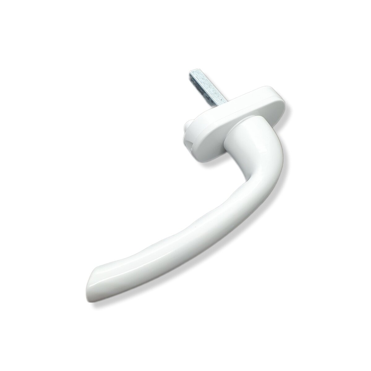 Ручка оконная металлическая HOPPE подобие (белая) WH 003