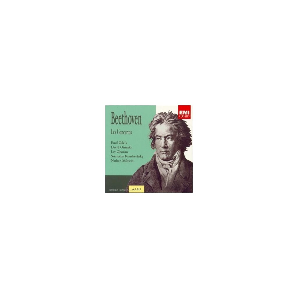 Диск Beethoven: Piano Concertos Nos 1-5, etc. (4 CD)