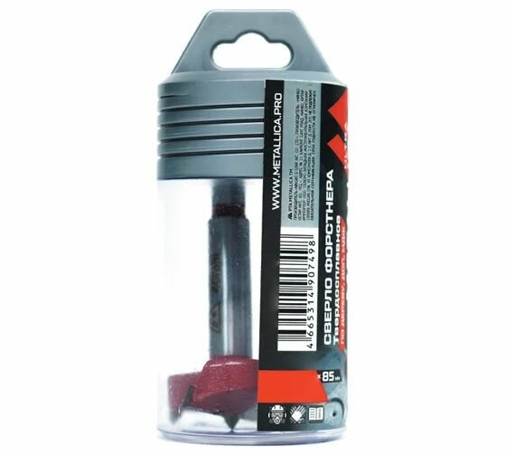 Сверло Форстнера твердосплавное 68x85/55 мм, по дереву, ДСП, МДФ METALLICA Ultra