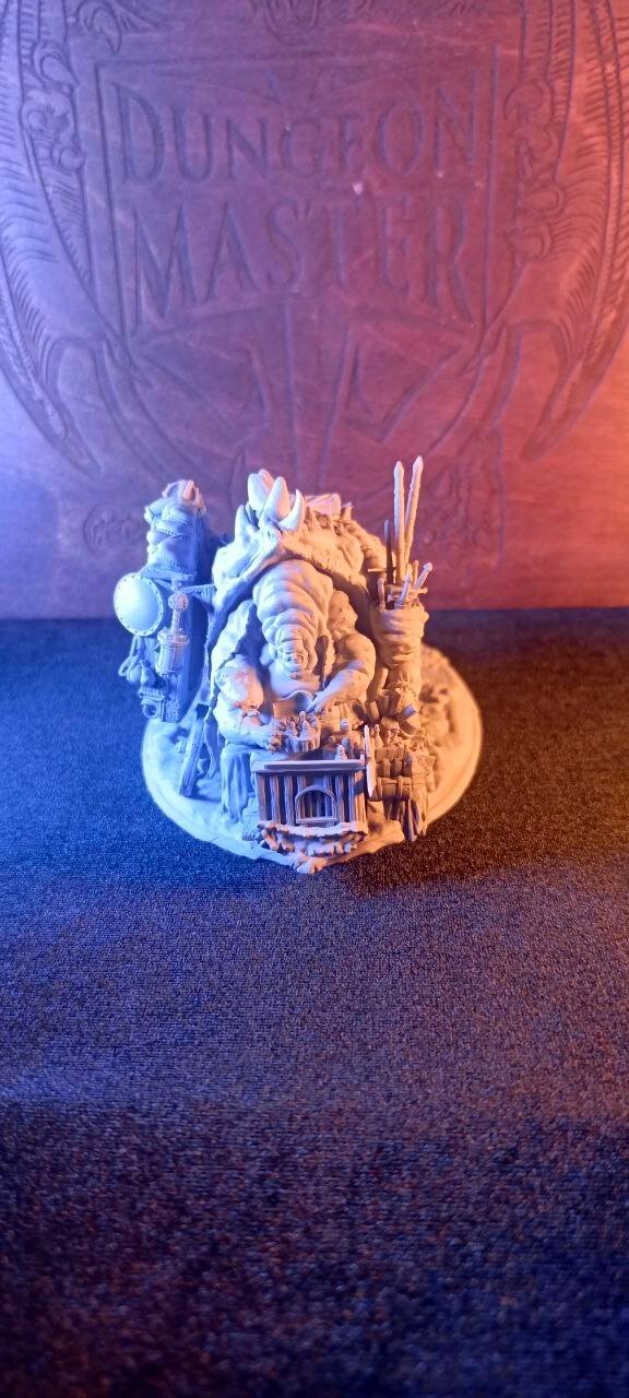 Безобразный караванщик - Миниатюра для настольных игр DnD, ДнД, Dungeons & Dragons, Pathfinder.