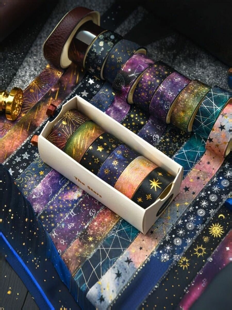 Декоративный скотч. Звездное небо