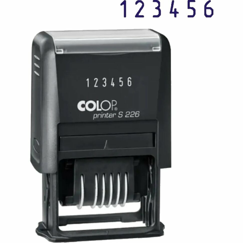 Нумератор 6-и раз. высота шрифта 4 мм S226 (аналог 4846) Colop, 2347113