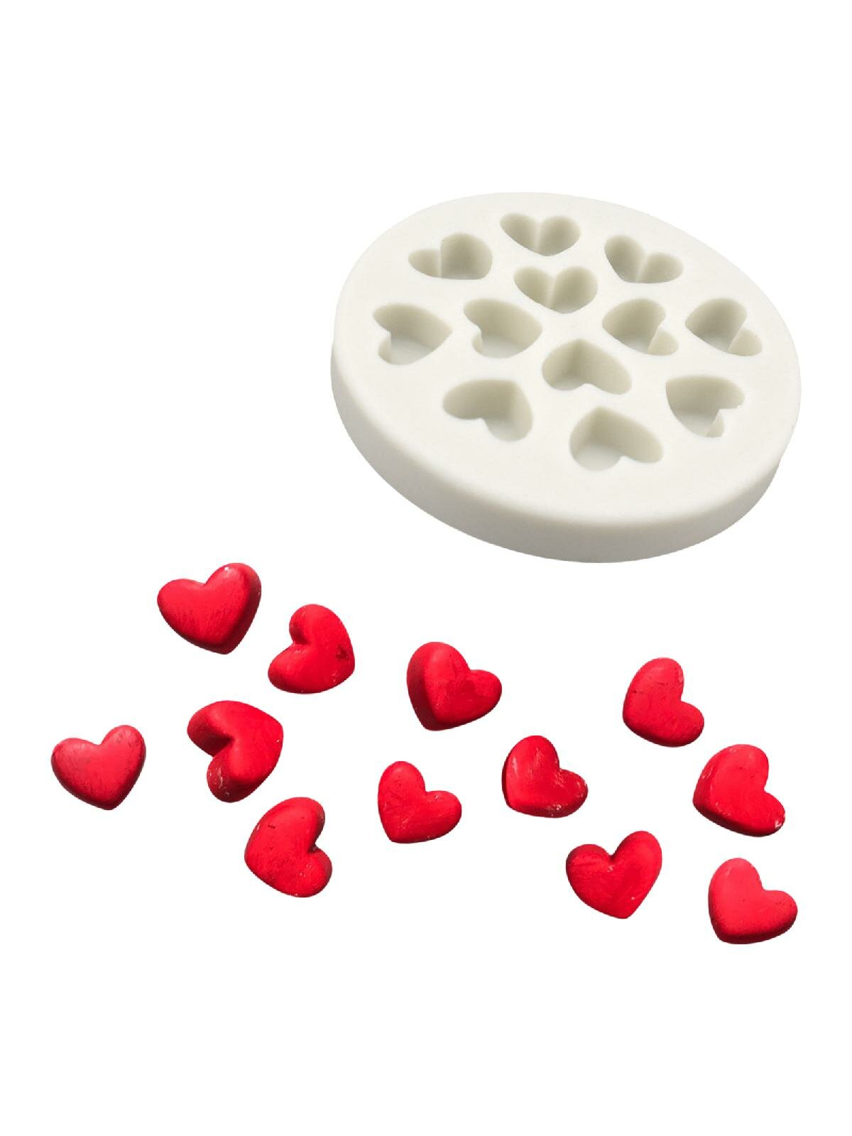 Силиконовые формы в форме сердца для домашнего приготовления шоколада и помадки