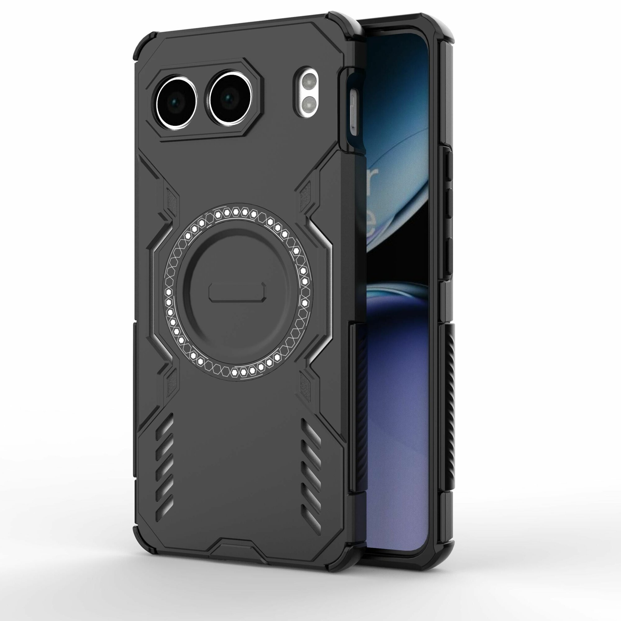 Защитный чехол Space Shell Magnetic Case для OnePlus Nord 4 5G черный