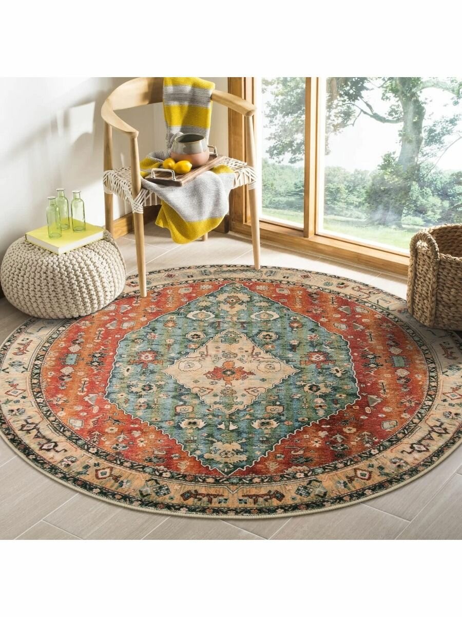 Ковер Персидский винтажный круглый ковер, 2*2M