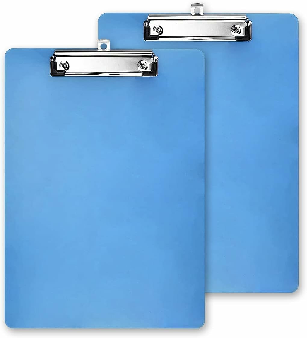 Пластиковые планшеты формата А5 с низкопрофильным зажимом, 2 шт. в упаковке - Ideal