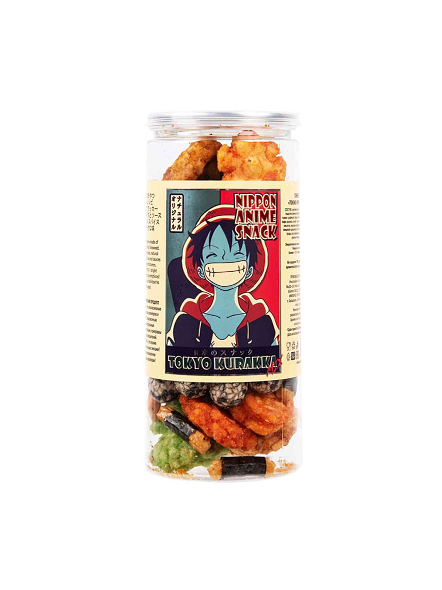 Снек японский Tokyo Kurakka Nippon Anime Snack 100 г, Япония