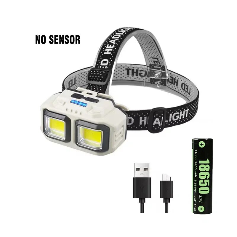 BALDR Индукционный Налобный Фонарь 400-500 Люмен Красный B With Battery