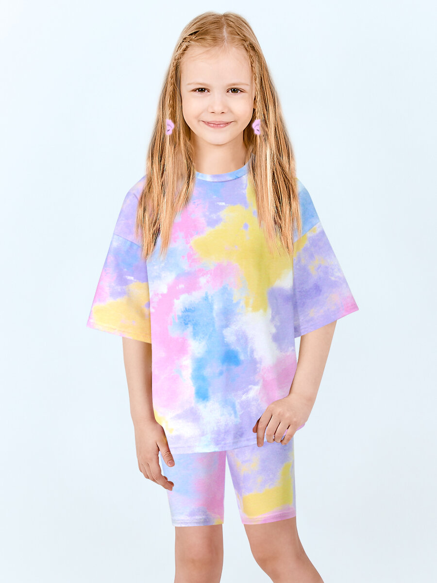 Комплект одежды с велосипедками детский летний