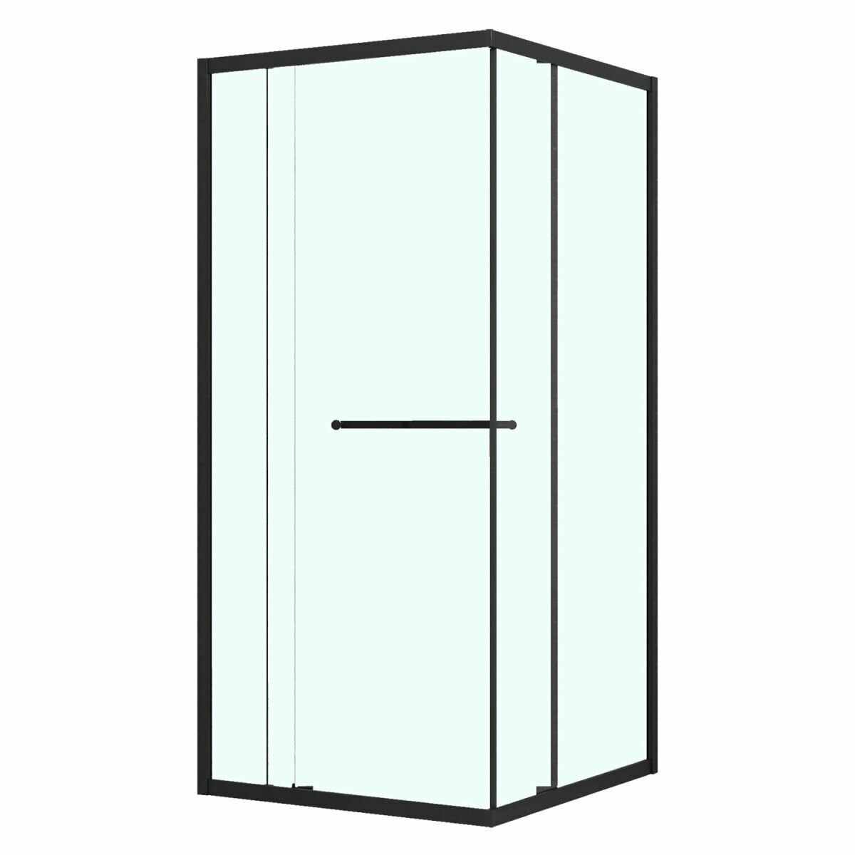 Душевое ограждение без поддона Azario Monako SQS 90х90х195 AZ-L47-90-MB-CL