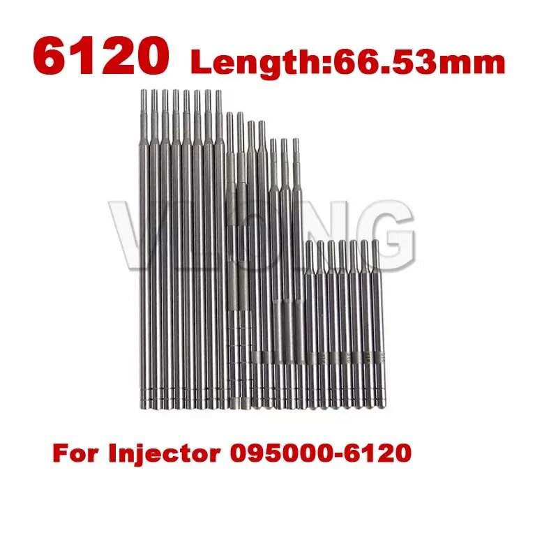 Высококачественный Дизельный Шток клапана Common Rail 6120 Для Форсунок 095000-6120 0950006120 Длина Штока клапана Топливной форсунки 66,53 мм 6120