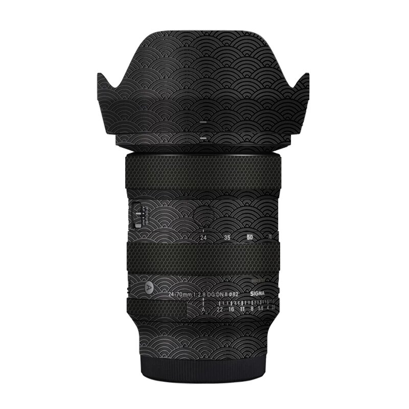 Защитная пленка 3M для объектива Sigma 24-70mm DG DN II — черная с облаками