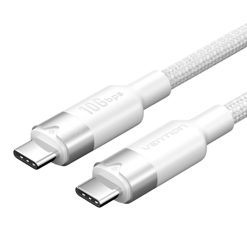 Vention TRGWF Кабель Vention USB 3.2 Gen2 CM/CM - 1м. Белый 5А PD100W, шт.