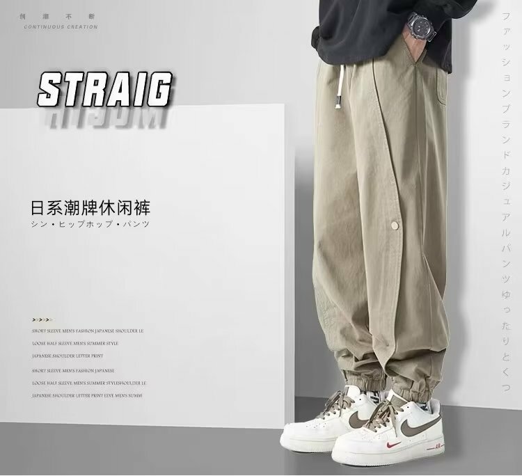 MON Джинсы Мужские Винтажные Американские Рваные Летние Стройные Расшитые Деним, Размер_M