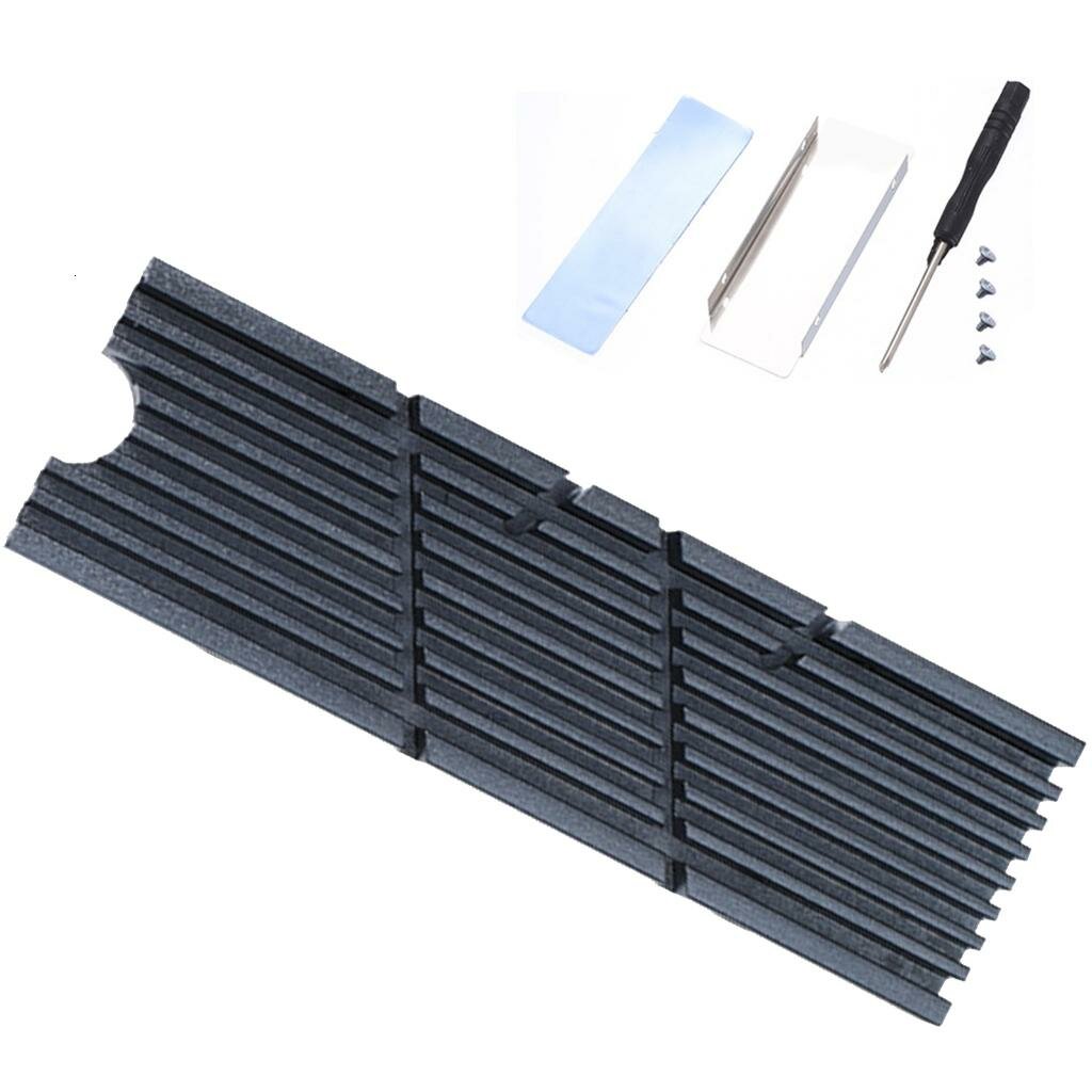 Радиатор охлаждения для M.2 NVMe SSD 2280, Серый