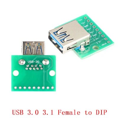 USB 3.0 3.1 Female to DIP адаптер