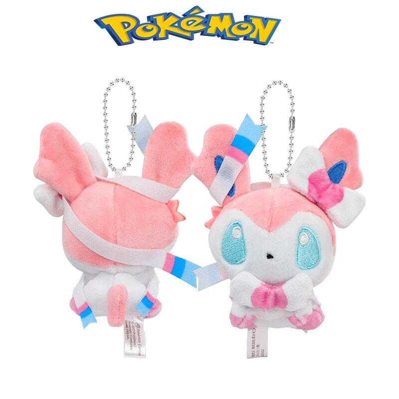 TAKARA TOMY Pokemon Sylveon, розовый плюшевый брелок
