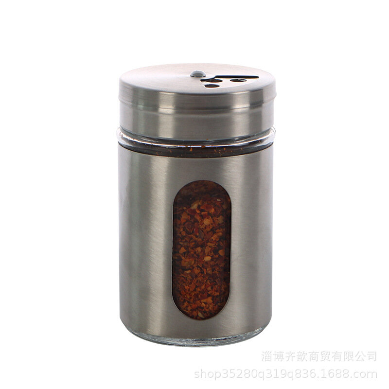 Стеклянная бутылка специй Отель Зубочистка Бутылка для размазывания Бутылка для специй Маленький диспенсер с