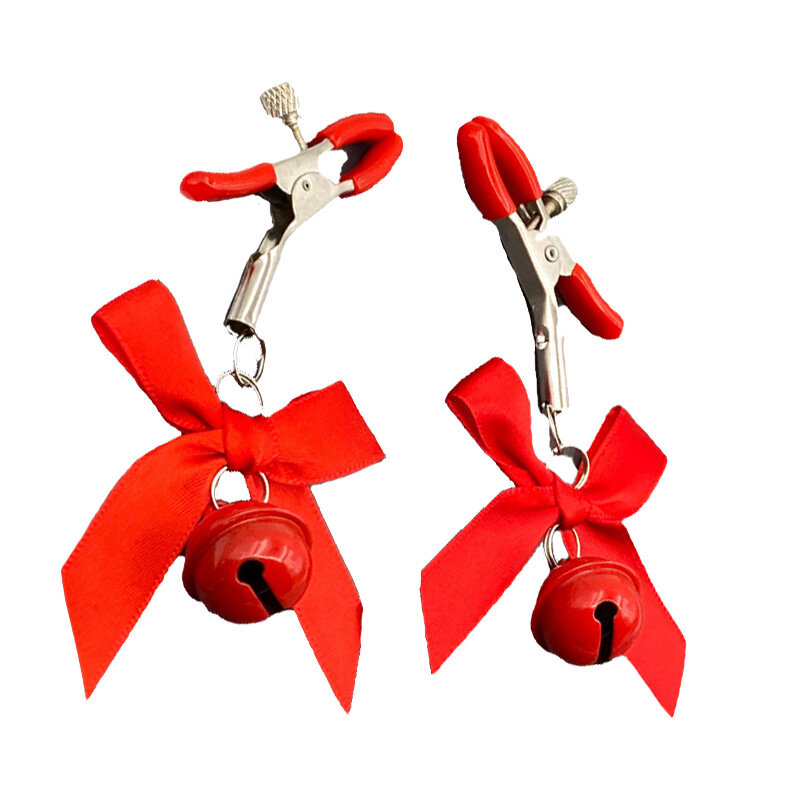 Бант колокольчик зажим для груди женщины Мими зажим Инь зажим пара флирт носить секс для взрослых альтернативная