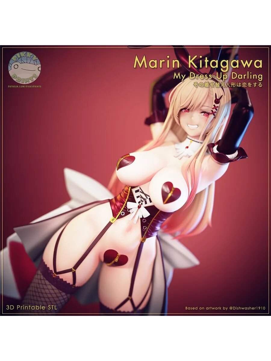 Коллекционная фигурка Marin Kitagawa под покраску 20 см