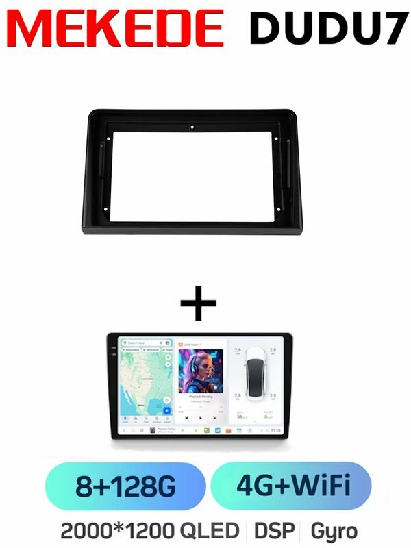 Магнитола Mekede DUDU7 8/128 Gb для Hyundai Sonata 7 LF 2017-2019 carpay Android