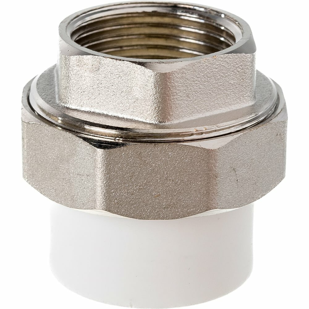 Комбинированная муфта СТМ пласт PP-R, разъемная, с внутренней резьбой, DN 25х3/4" CPRF2534