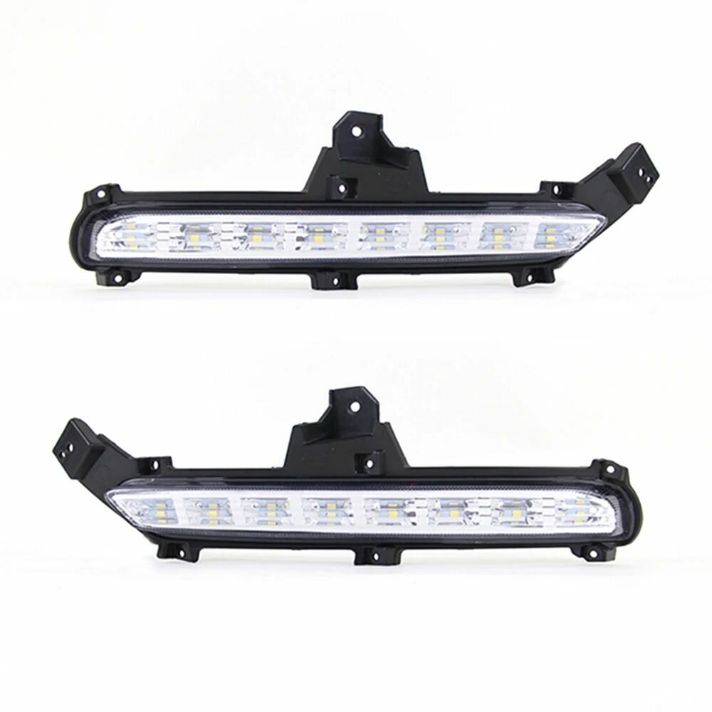 Дневные ходовые огни для автомобиля KIA Rio 3 K2 2015 2016, 1 комплект.