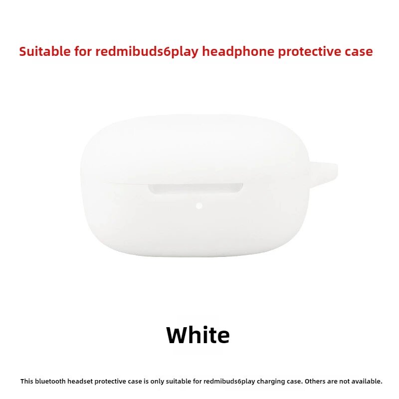 Силиконовый чехол для наушников Redmi Buds 6 Play, цвет в ассортименте