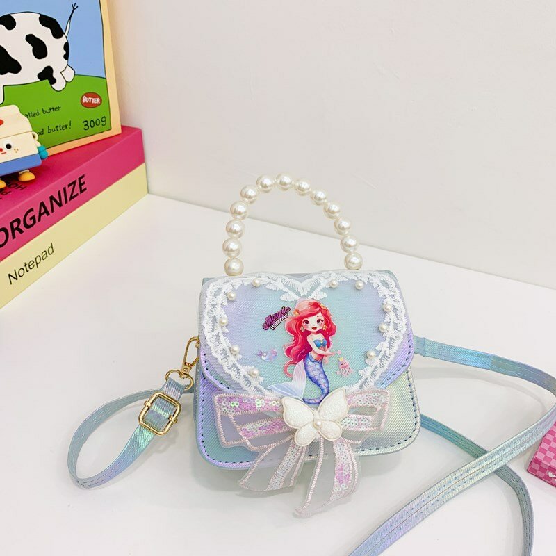 Кросс-бордер оптовая сумка через плечо для девочки Айши, модная жемчужная сумка этого года, корейская версия детской сумки через плечо