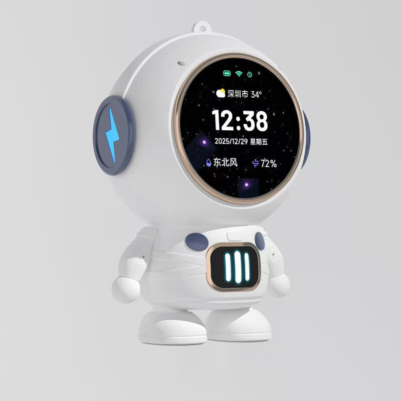 Высококачественный экран, AI, большой модельный мешок для сидения, DeepSeek, Bluetooth, WIFI, колонка, часы, будильник, умная креативная колонка