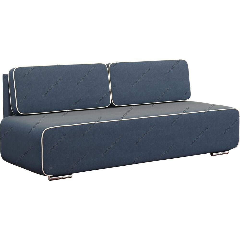 Диван еврокнижка Leticiya А Лаки А3 велюр серый