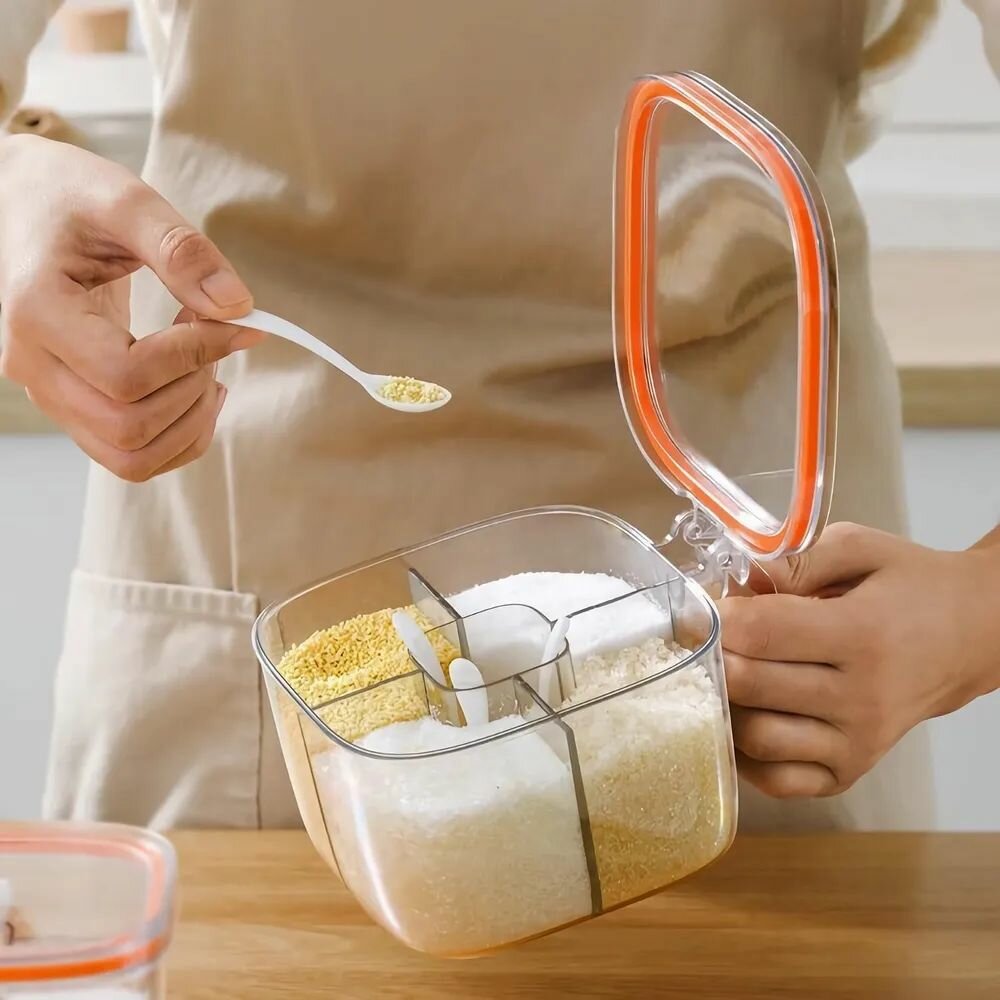 Контейнер для специй с разделителями, 1,1 мл, 1 шт