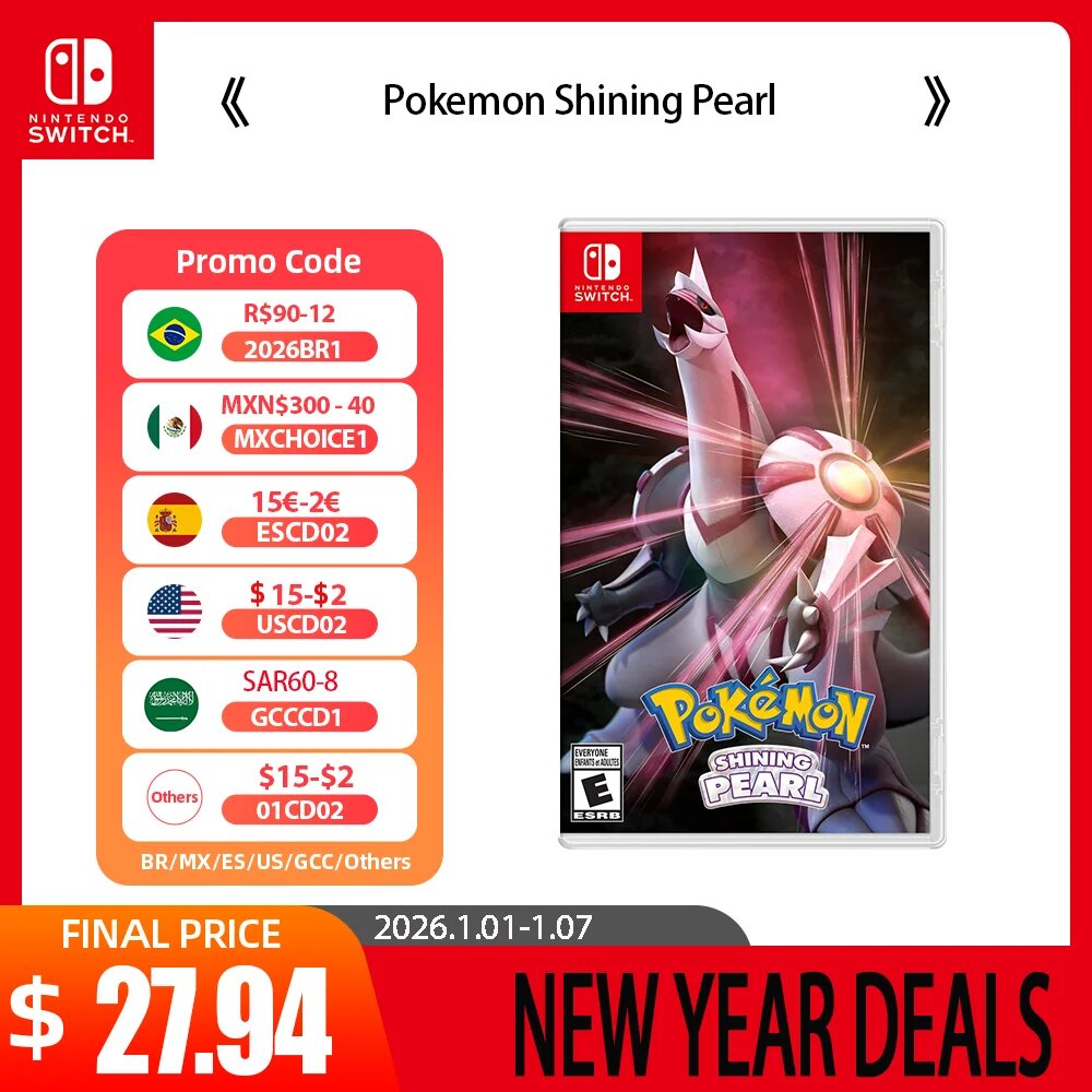 Игра Pokemon Shining Pearl для Nintendo Switch OLED Lite — фото 1