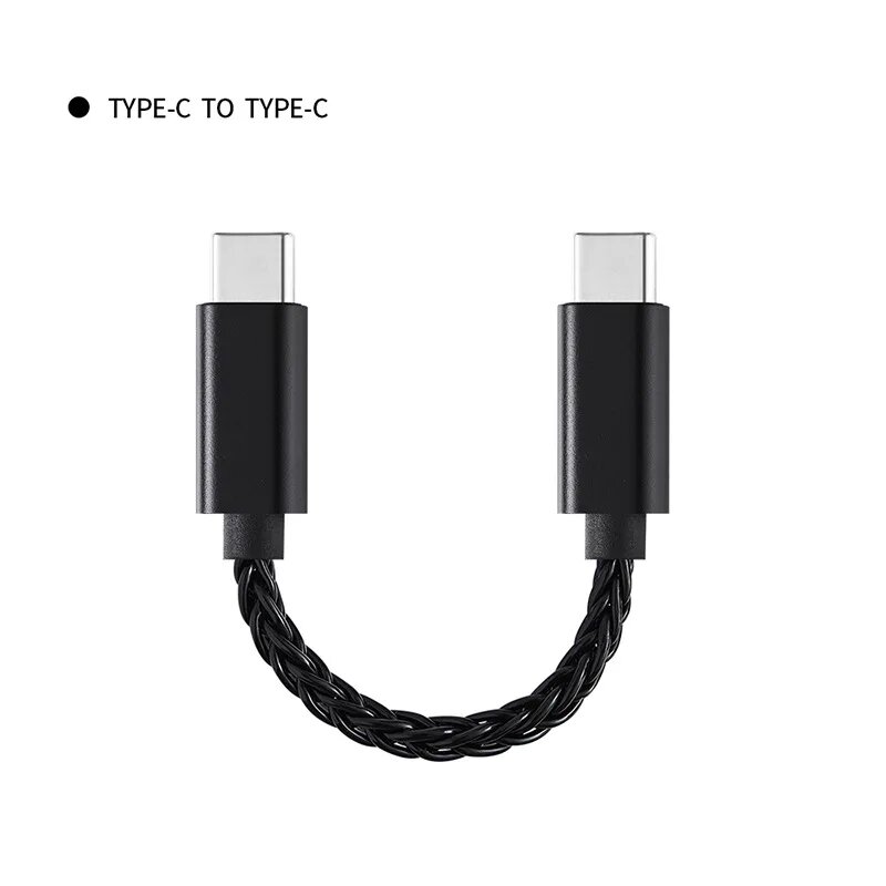 USB Type C to Type C DAC кабель для наушников CHENJ Type C to Type C