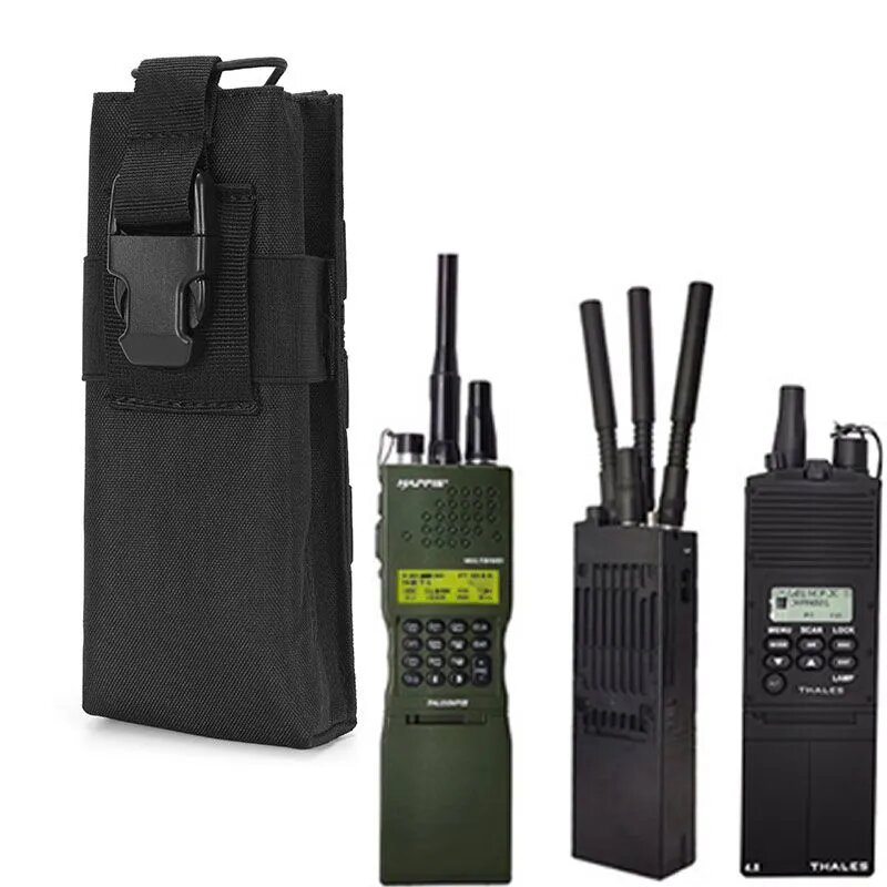 Тактический чехол подсумок для рации, длинный подсумок под паракорд