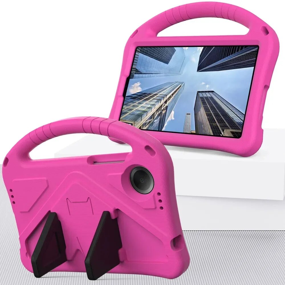 Детский чехол KpGoing для Xiaomi Redmi Pad SE 8,7", ЭВА Rose Red