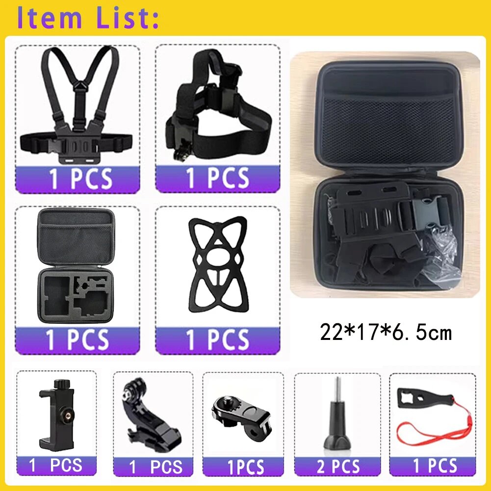 Комплект аксессуаров для экшн-камеры 50 в 1 11 In 1