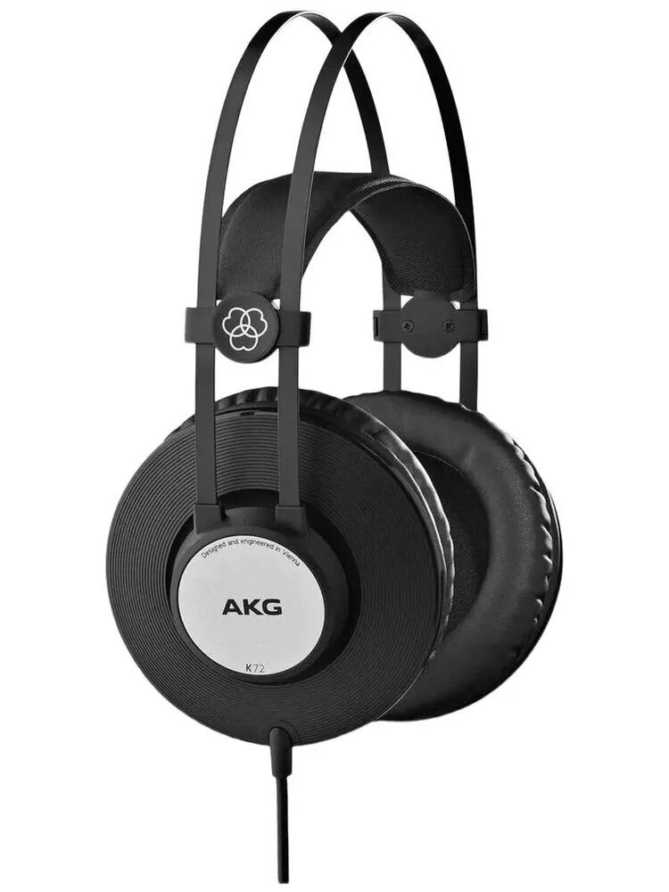Студийные Наушники AKG K72, Закрытые, Полноразмерные, С Микрофоном, Черный