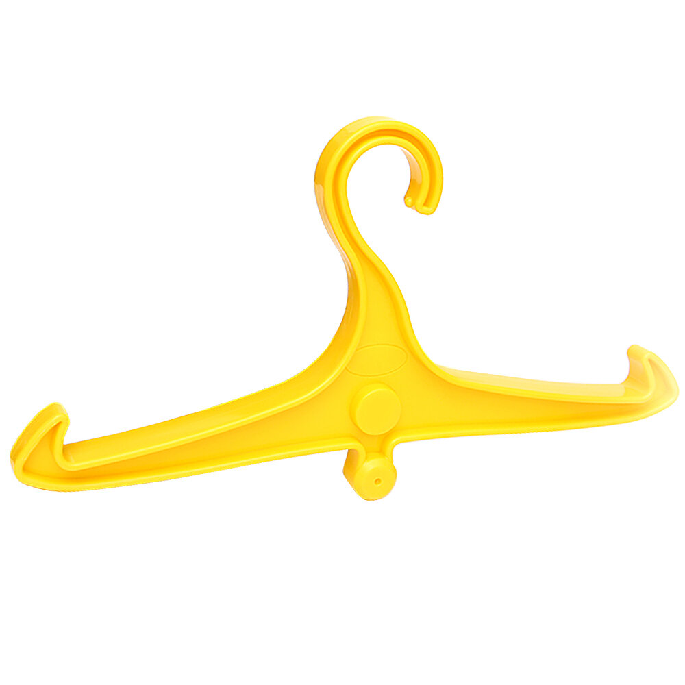 Вешалка для водолазных и серфингovyx комбинезонов с антискользящим покрытием BCD с резьбой DIN, материал PP, цвет черный/желтый (выбор), размер 41*22*3 см, вес 180 г, 1 штука