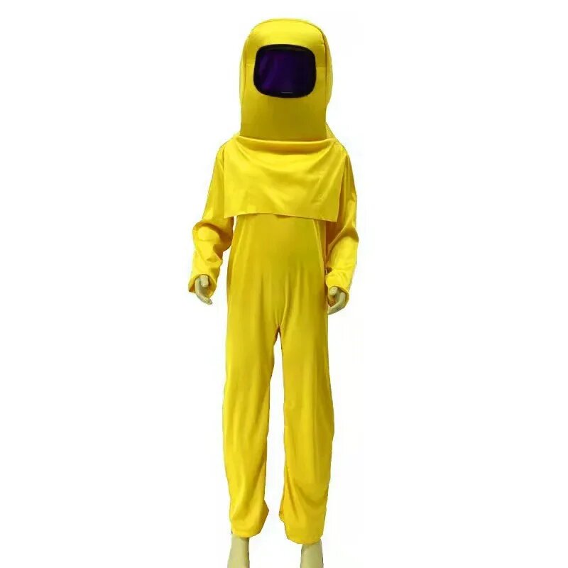 Детский костюм Among Us желтый, XL
